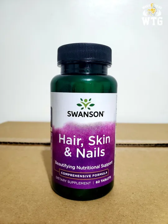 Swanson hair, skin & nails 60 tablets | Lazada PH