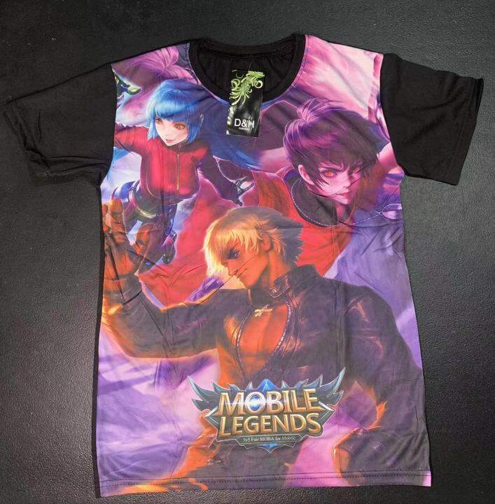 New Arrival 3D Mobile Legends Heroes T-shirt | Lazada PH