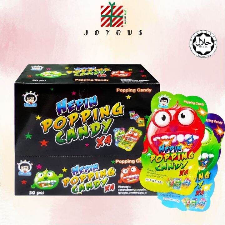 30pcs x 4g Hepin Popping Candy | Lazada