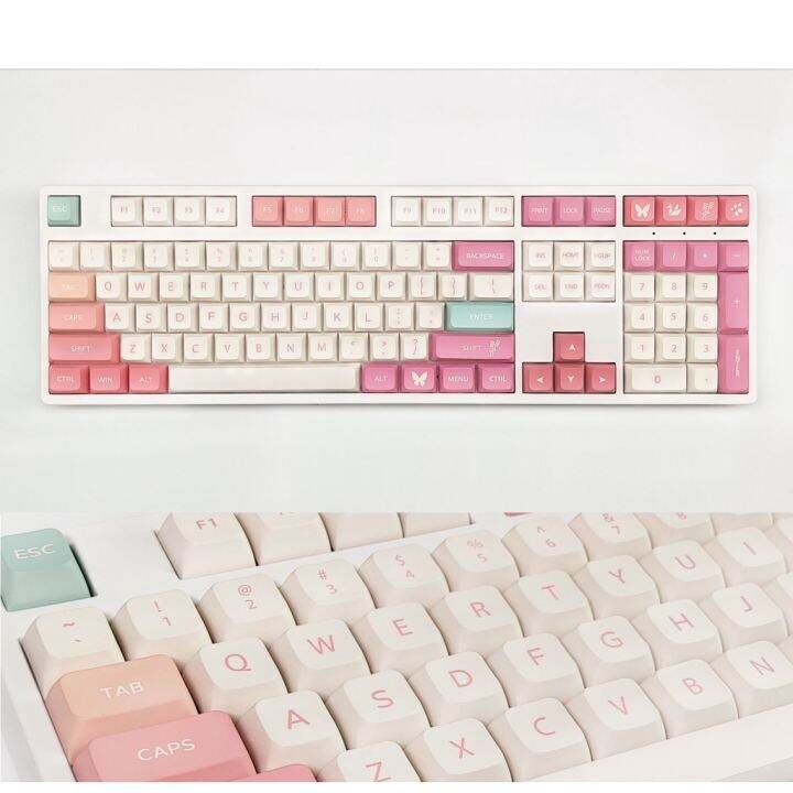 Sunset Keycap Dye Sublimation XDA Profile 137Keys Keycap Set with 1.75U ...