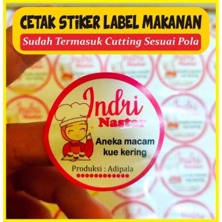 Stiker Produk Label Makanan/Kemasan/Packaging | Lazada Indonesia