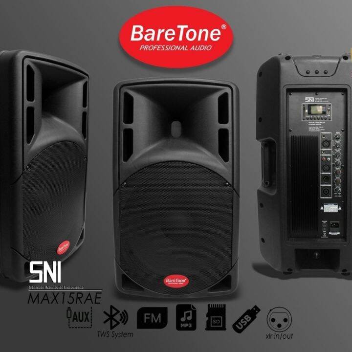speaker aktif baretone max15rae 15 inch original baretone | Lazada ...