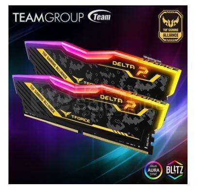 Ram team delta t-force tuf gaming 32gb ddr4 3200mhz 16gbx2 dual channel ...