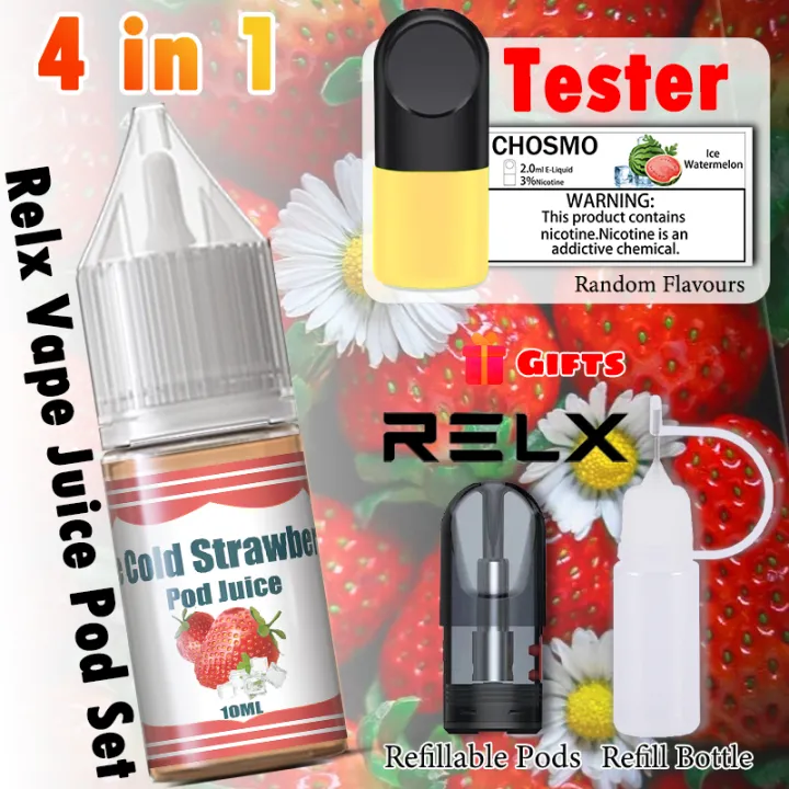 【Buy 1 Take 3】Refillable pods rlex pods refillable with juice relx1 ...