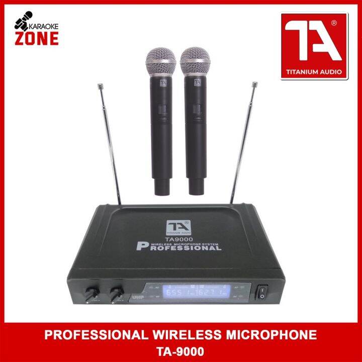Titanium Audio TA9000 UHF Professional Wireless Microphone | Lazada PH
