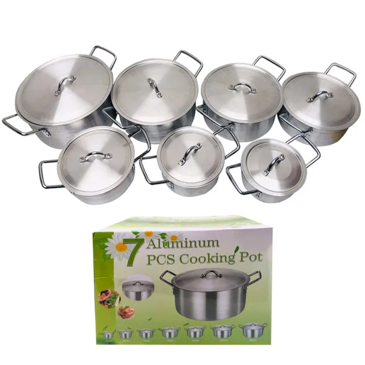 Eden Home 7PCS Cookware Stainless Steel Set | Lazada PH