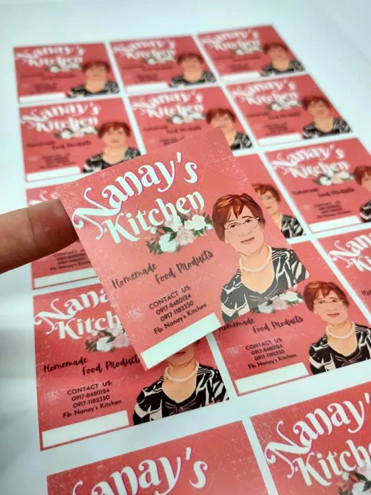 Homemade Food Product Sticker Label | Lazada PH