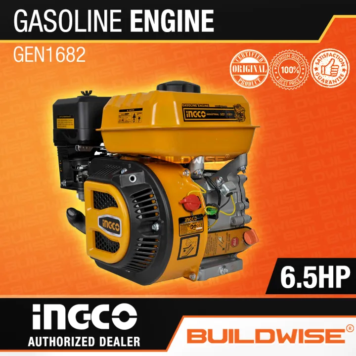 Ingco Gasoline Engine 6.5HP GEN1682「BUILDWISE®」 *NEW ARRIVAL* | Lazada PH