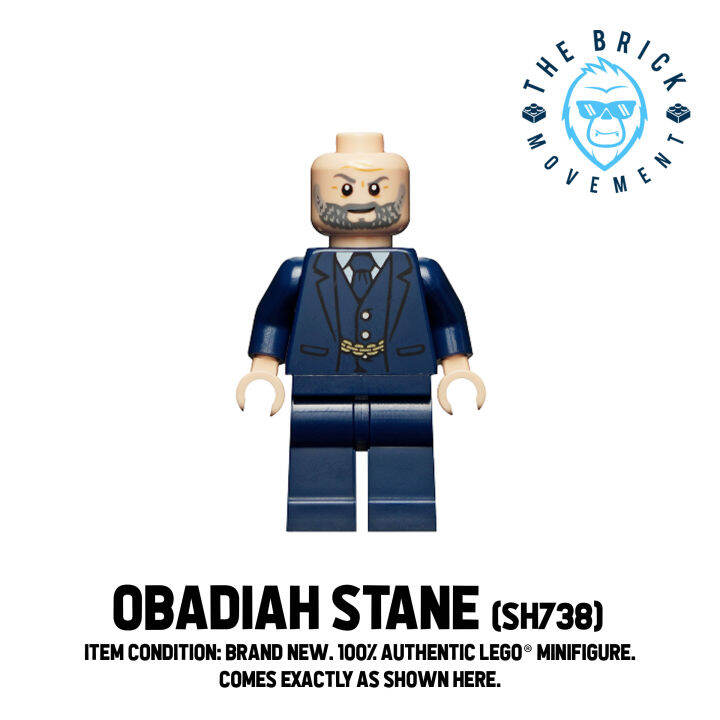 LEGO® MV Obadiah Stane Minifigure | Lazada PH