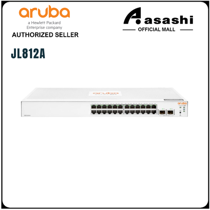 Aruba Instant On JL812A 1830 24G 24 Port Gigabit + 2SFP Switch | Lazada