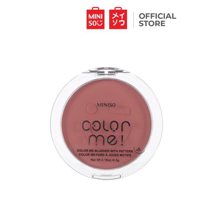 Miniso Color Me Blusher With Pattern 5 | Lazada PH