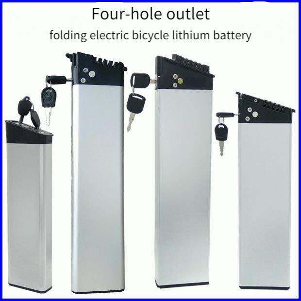 36V 48V Folding Electric Bicycle Built-In Lithium Battery Shell Box ...