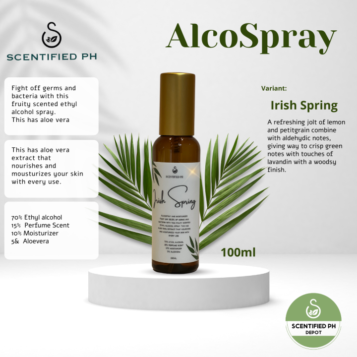 Scentified Ph AlcoSpray Irish Spring | Lazada PH