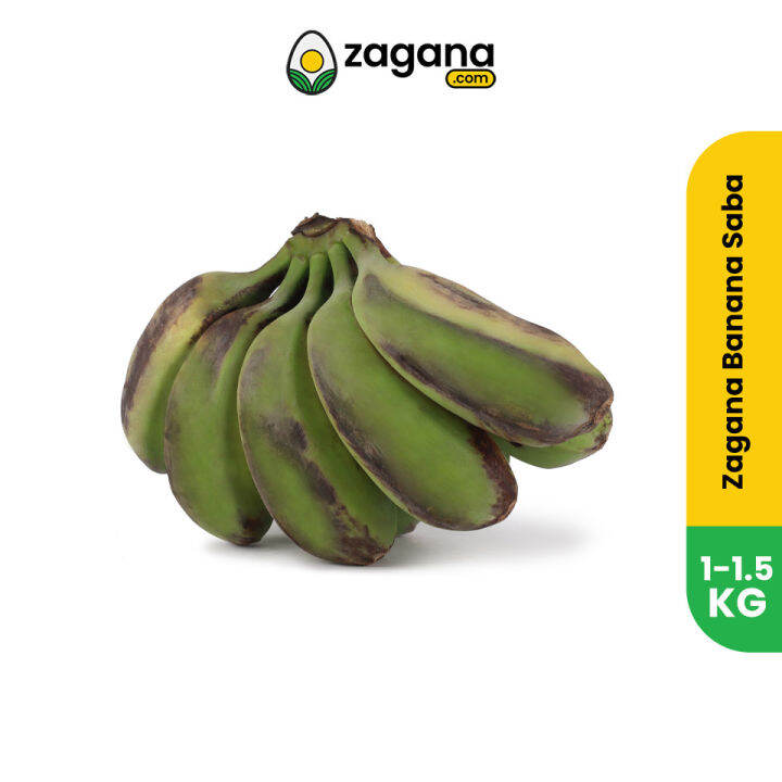 Zagana Farm Fresh Fruits Banana Saba 1-1.5kg | Lazada PH