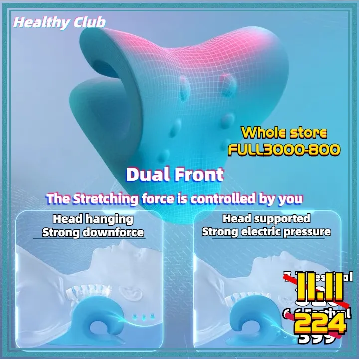 Cervical Spine Stretch Gravity Muscle Relaxation Traction Neck ...