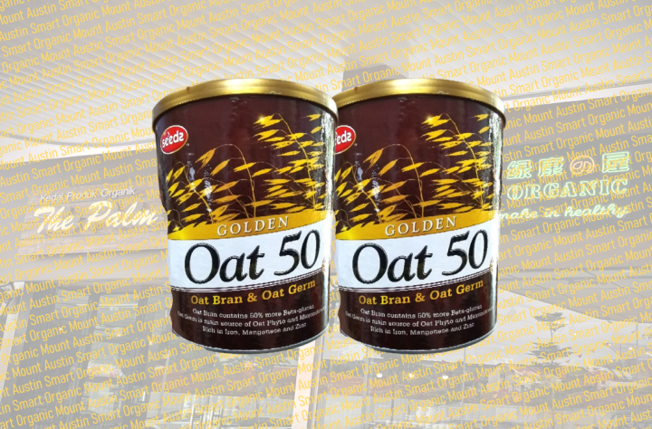 TWINPACK Seeds Golden Oat 50 Oat Bran & Oat Germ powder 600g | Lazada