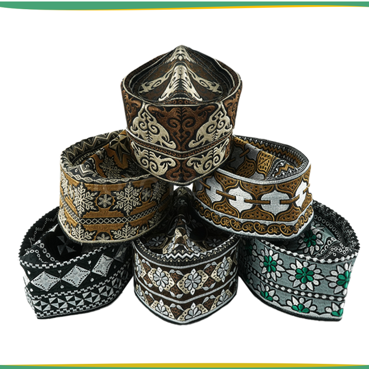 Peci Oman Bangladesh Kopiah Sholat Banglades Santri Pria Pesantren ...