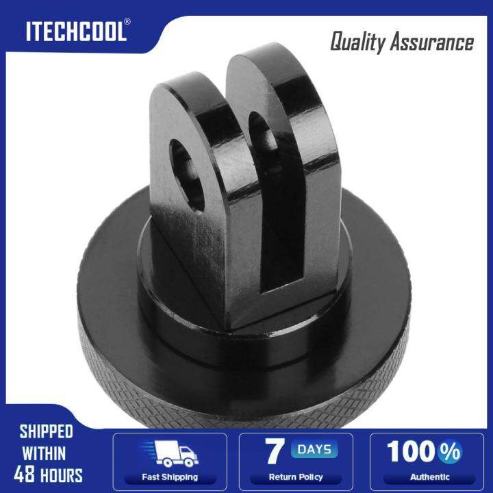 CNC Aluminium Alloy 1/4 Mini Tripod Adapter Mount Holder for GoPro Hero ...