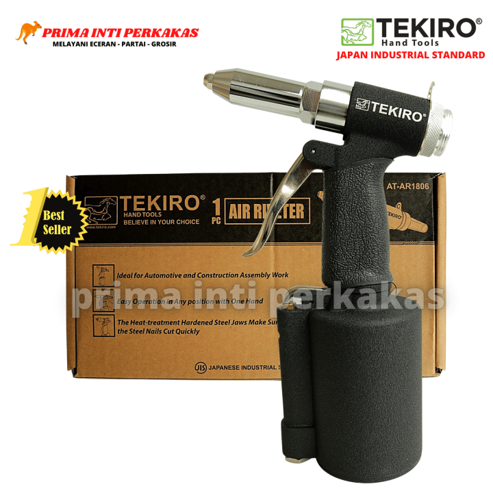 TEKIRO Air Riveter / Tang Rivet Tenaga Angin Original - Hitam | Lazada ...