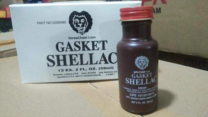 Lem Paking Cair Gasket Head Shellac Singa VersaChem Lion 59 ml | Lazada ...