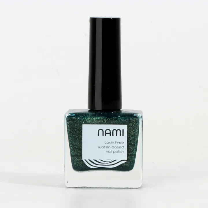 NAMI Natural Nail Polish - not a phase - glitter polish (deep sparkly ...