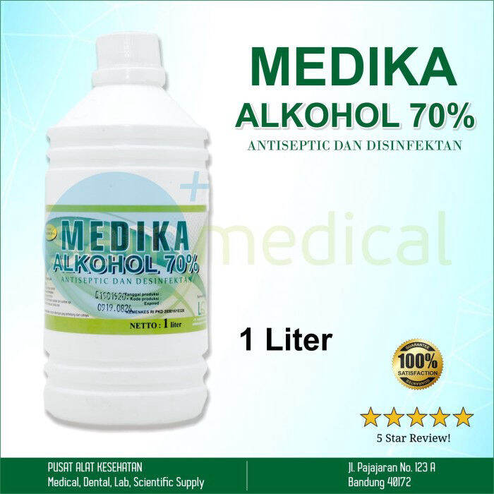 Medika alkohol 70% 1 Liter | Lazada Indonesia