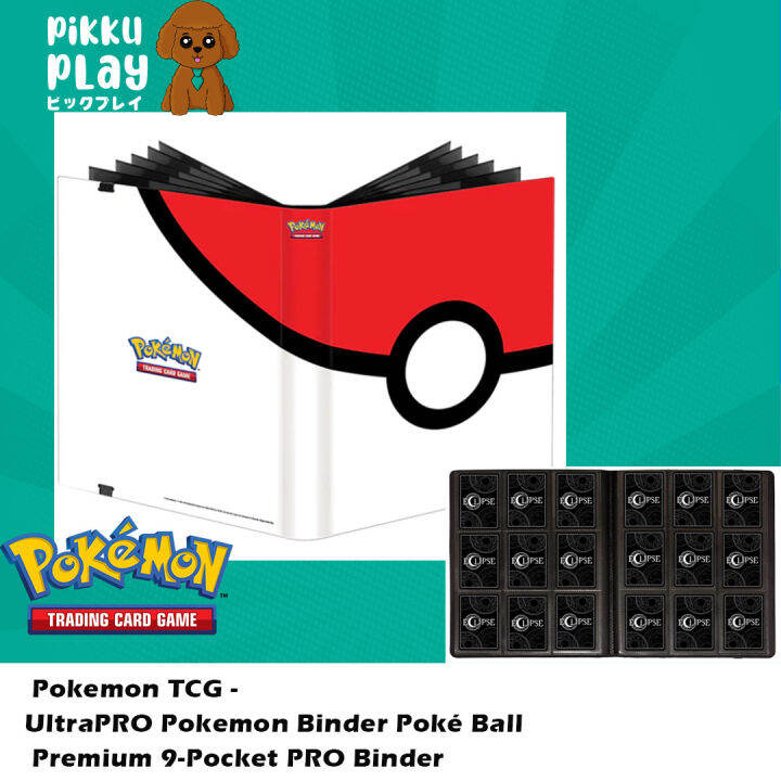 Pokemon TCG UltraPRO Pokemon Binder Poké Ball Premium 9-Pocket PRO ...