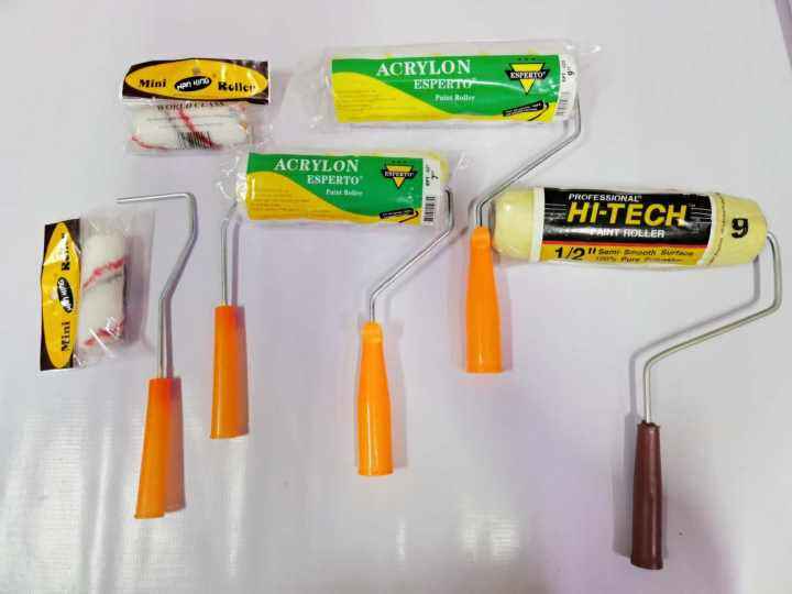 Paint roller cotton with handle(4inch 7inch 9inch) | Lazada PH
