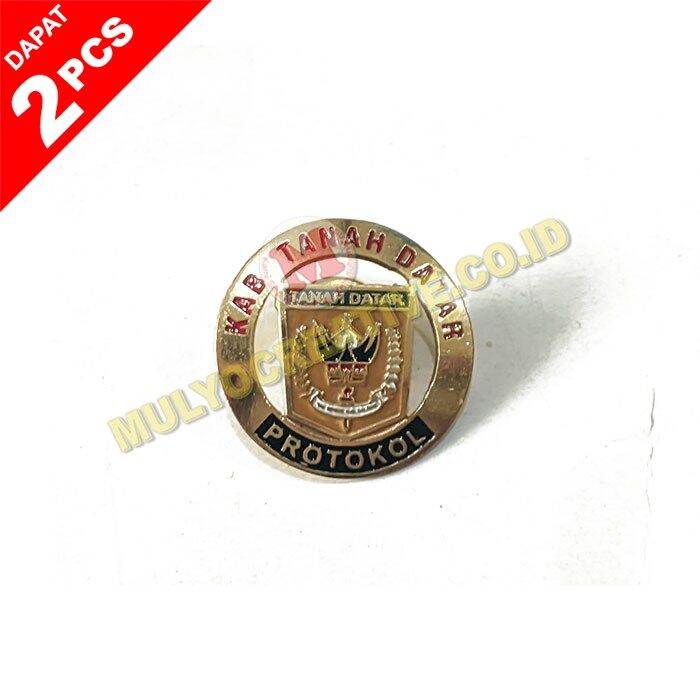 Pin Protokol Tanah Datar Pin Protokol Daerah Pin Bros Protokol Bulat / 2pcs | Lazada Indonesia