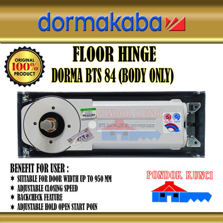 Floor Hinge Dorma BTS 84 / Engsel Tanam Dorma BTS 84 EN 3 Original ...