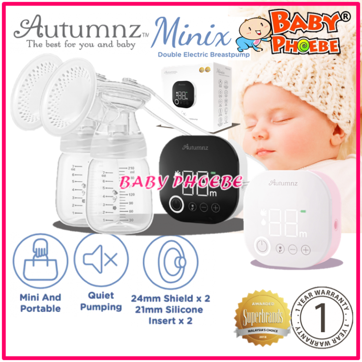 Autumnz Minix Double Electric Breastpump Pum Susu | Lazada