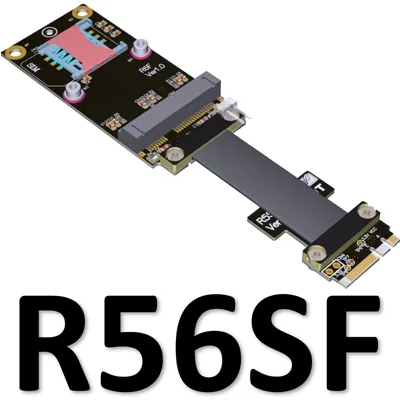 mPCIe to M.2 key A.E. extension cable , mini pcie mPCI-e to NGFF M2 A.E ...