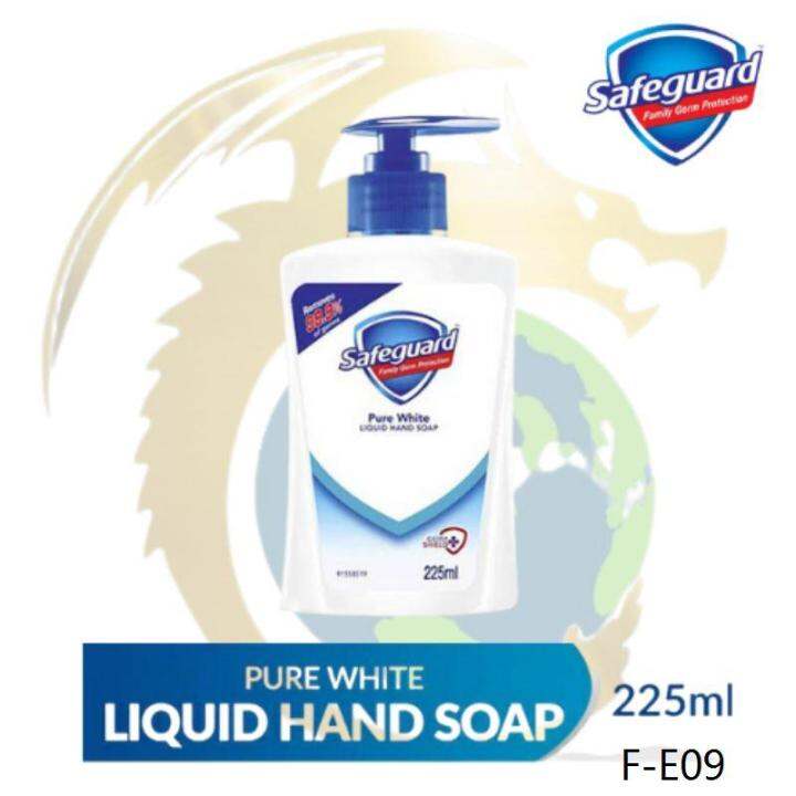 ดูแลรักษามือ Safeguard Pure White Liquid Hand Soap 225ml ♘ Lazada Ph