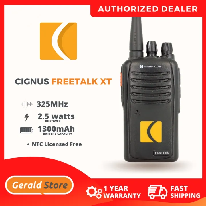 Cignus CG325 FREETALK License Free Two Way Radio with NTC Special ...