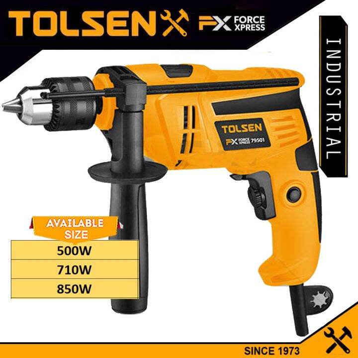 Tolsen Industrial Impact Drill (500W - 850W) | Lazada PH