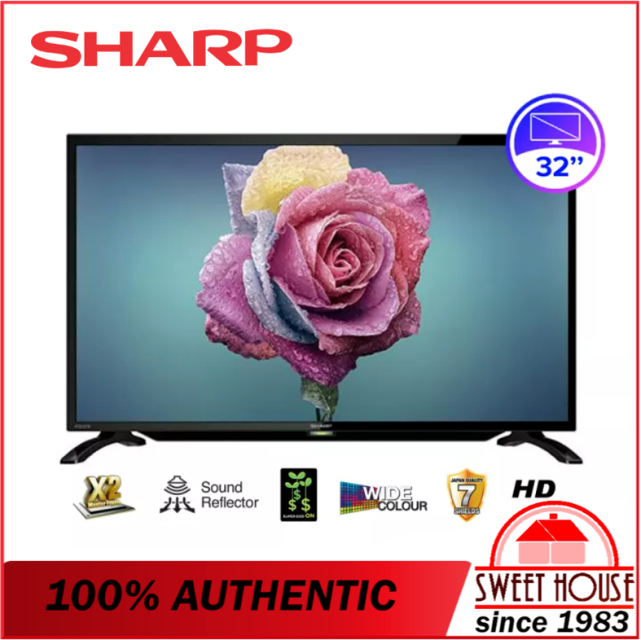 Sharp 32 Inch DVB-T2 HD LED TV 2TC32BD1X | Lazada