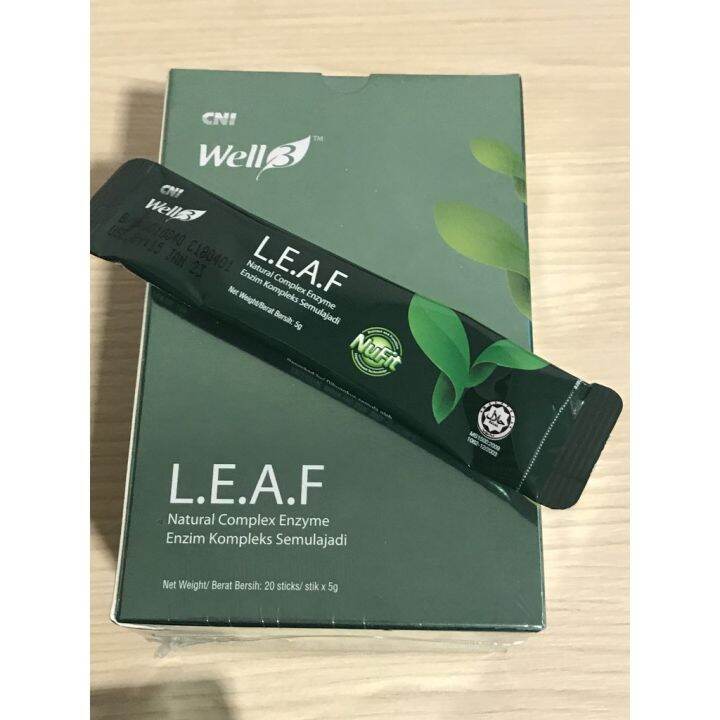 CNI WELL 3 L.E.A.F LEAF Royalzim Royalzym Enzim Enzym 1 Sachet | Lazada Indonesia