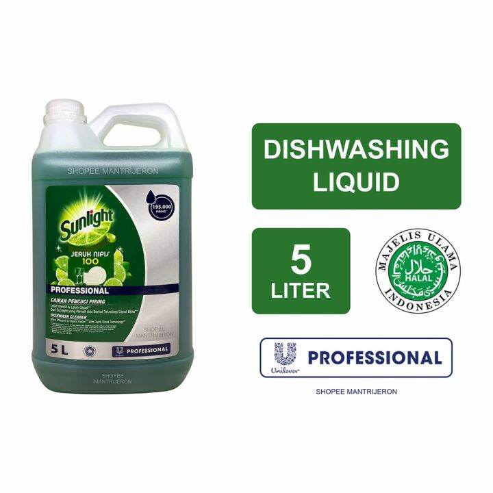 Sunlight Jerigen 5 liter Sabun Cuci Piring/sabun cuci piring 5liter ...