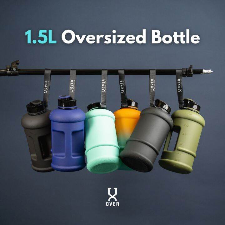 1.5 Litre Big Water Bottle Oversized Water Bottle Gym Water bottle ...