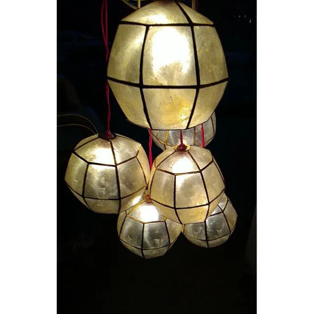 AUTHENTIC CAPIZ ball 6 set of 6 e27 SOCKET | Lazada PH