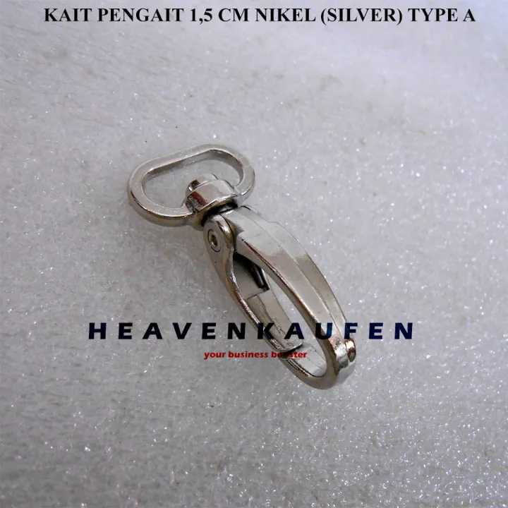 Pengait Kait Cantolan Gantungan 1,5 cm Silver Type A Harga Per Lusin ...