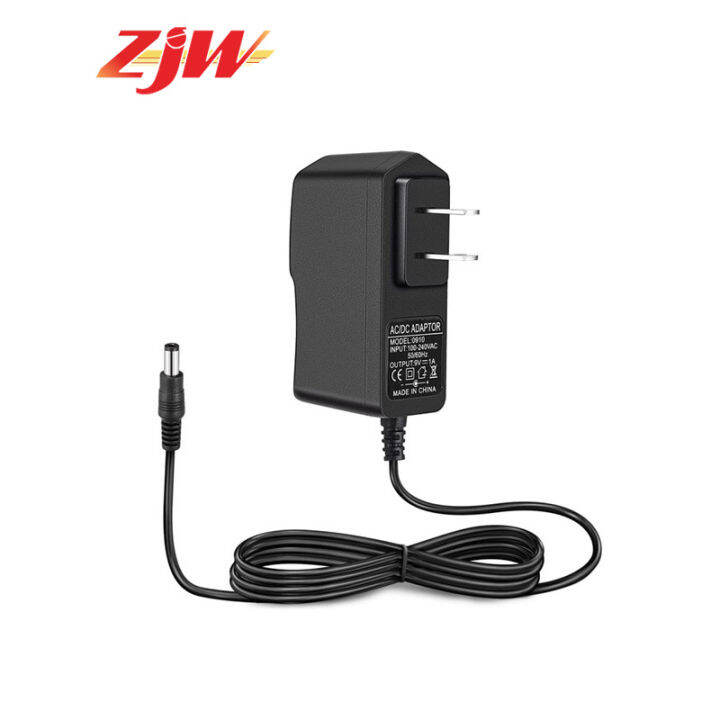 ZJW 9V 1A 1.5A Power Adapter Negative Positive AC/DC Power Supply ...