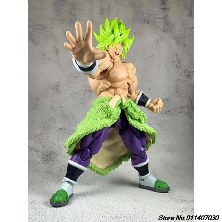 Bandai Dragon Ball Angry Broly Shfiguart Green Hair Two Styles Dark Ing ...