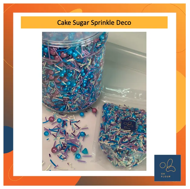 Cake Sprinkle Sugar Deco 100g - Blue Dream / Edible Icing Confeti Kek ...