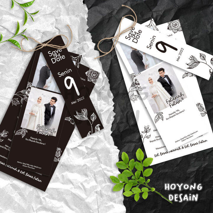 Undangan Pernikahan Rustic Tali Rami Simple Termurah - Rustic ...