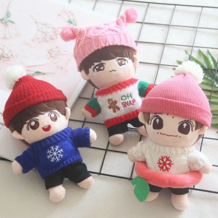Kpop BTS Doll JungKook JIMIN SUGA RM JIN JHOPE V Plush Clothes Soft ...
