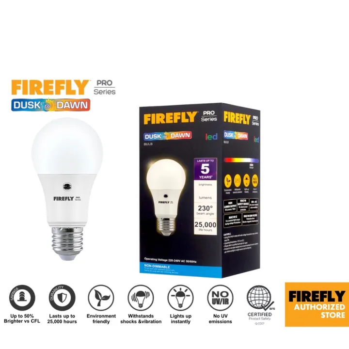 Firefly Pro Series Dusk to Dawn LED Light Bulb Lamp | Lazada PH