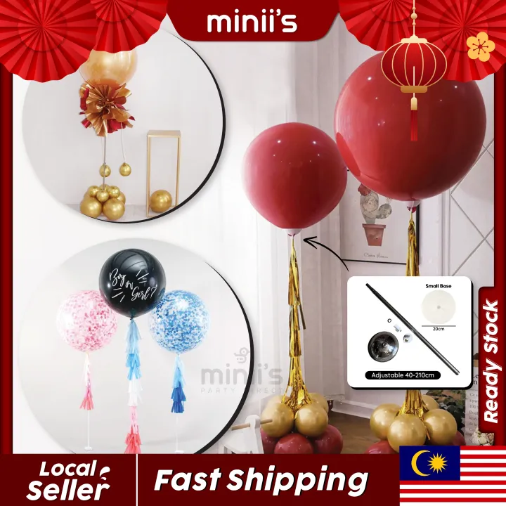 Miniis Extendable Metal Stand Balloon Column For 18 Inch 24 Inch 36 ...