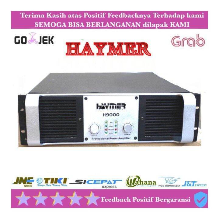 Power Amplifier HAYMER H 9000 Original | Lazada Indonesia