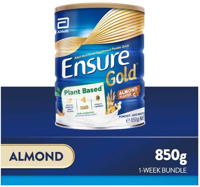 Ensure Gold HMB Plant Based Almond 850g- Exp JULY 2023 | Lazada PH
